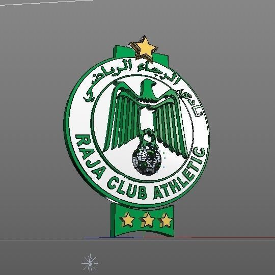 3D model Raja Club Football Club FC 3D LOGO VR / AR / low-poly | CGTrader