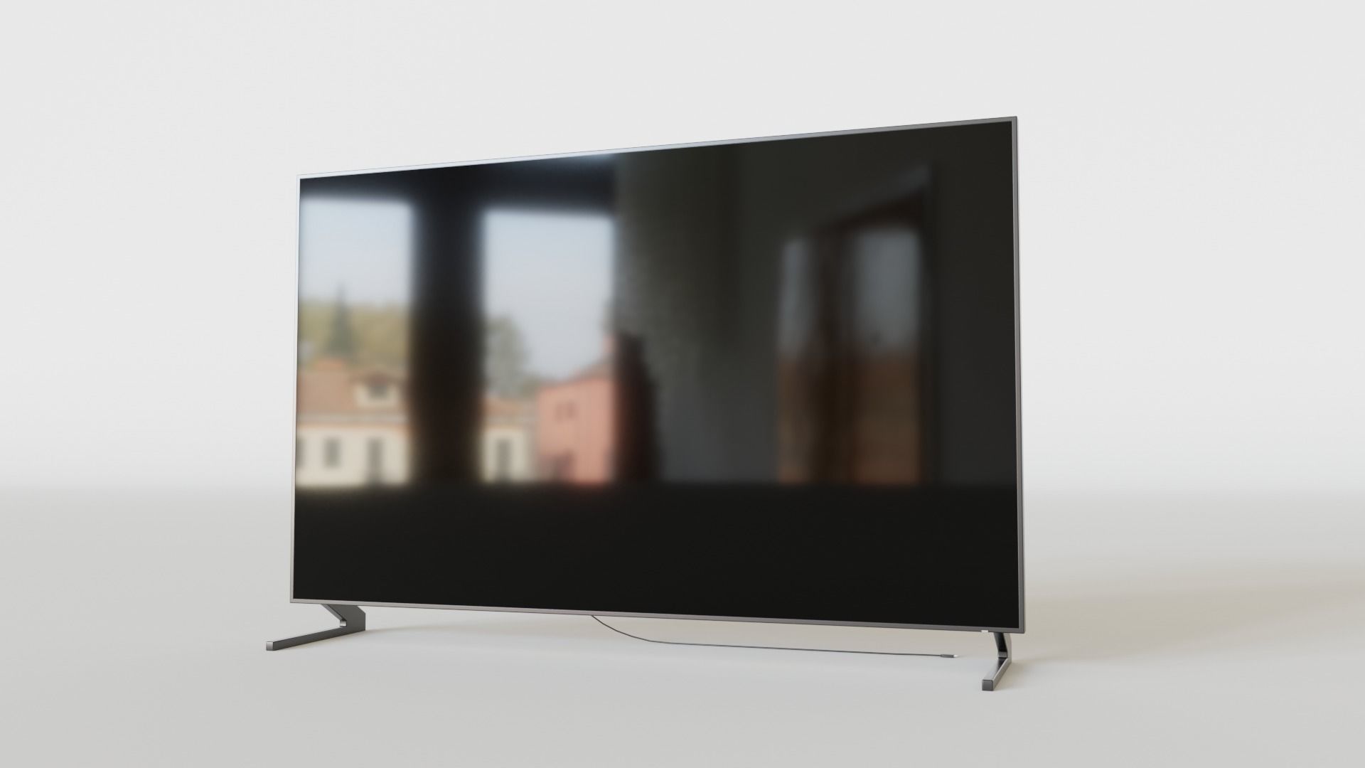 Smart TV 8K flat screen 3D model | CGTrader