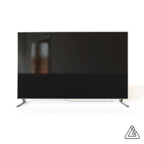 Smart TV 8K flat screen 3D model | CGTrader