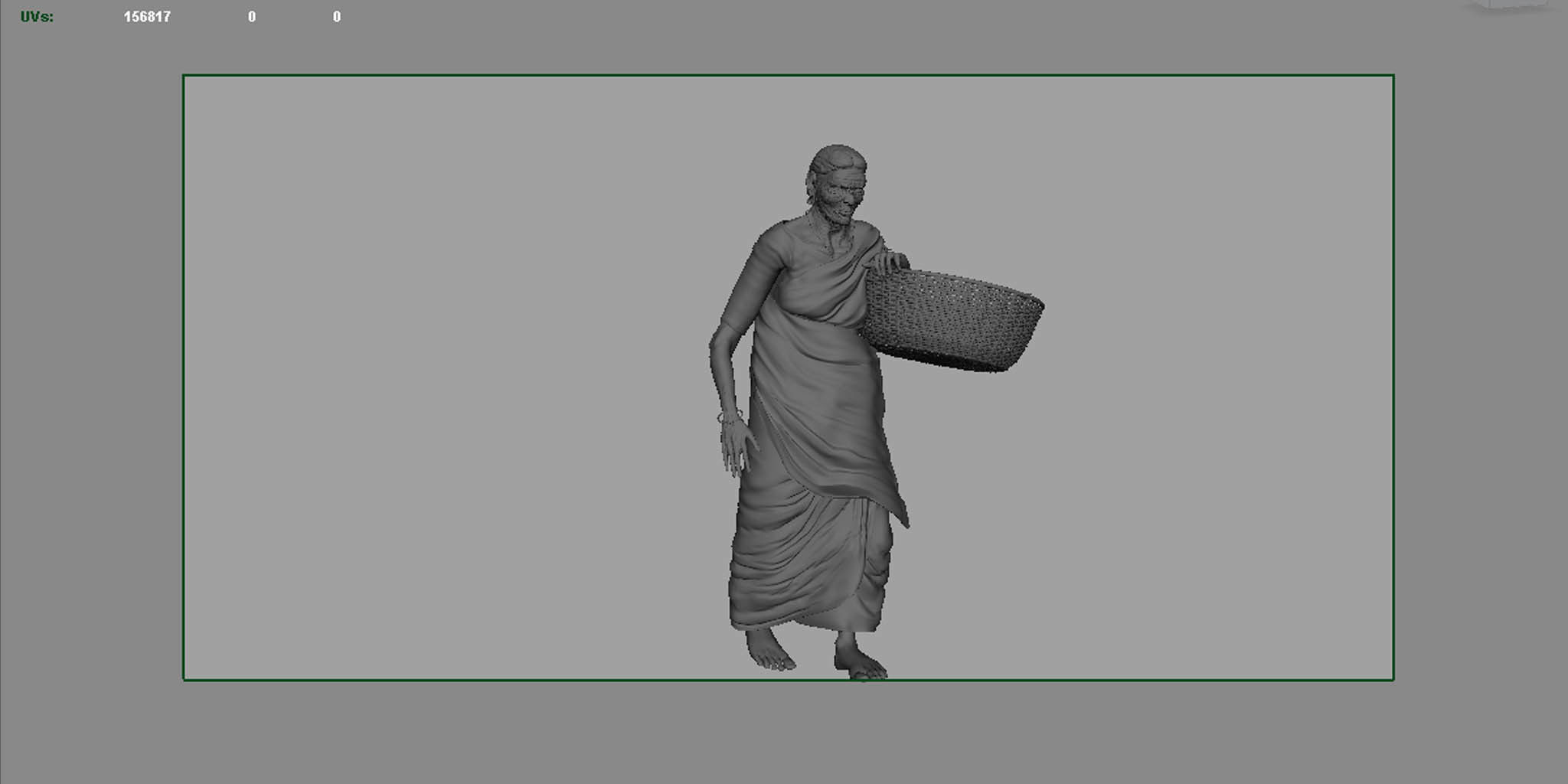 old woman 3d model 3D model | CGTrader