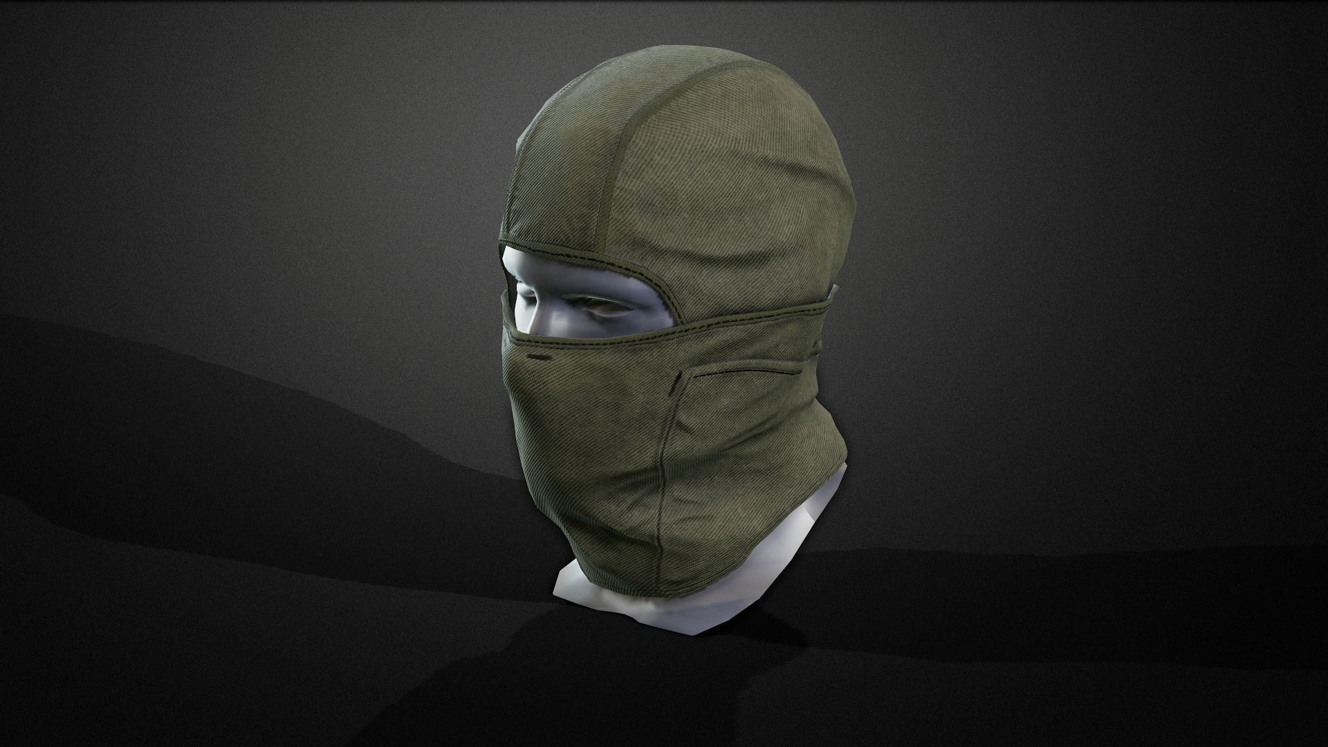 3D model Balaclava VR / AR / low-poly rigged | CGTrader