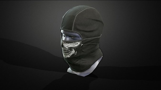 3D model Balaclava VR / AR / low-poly rigged | CGTrader