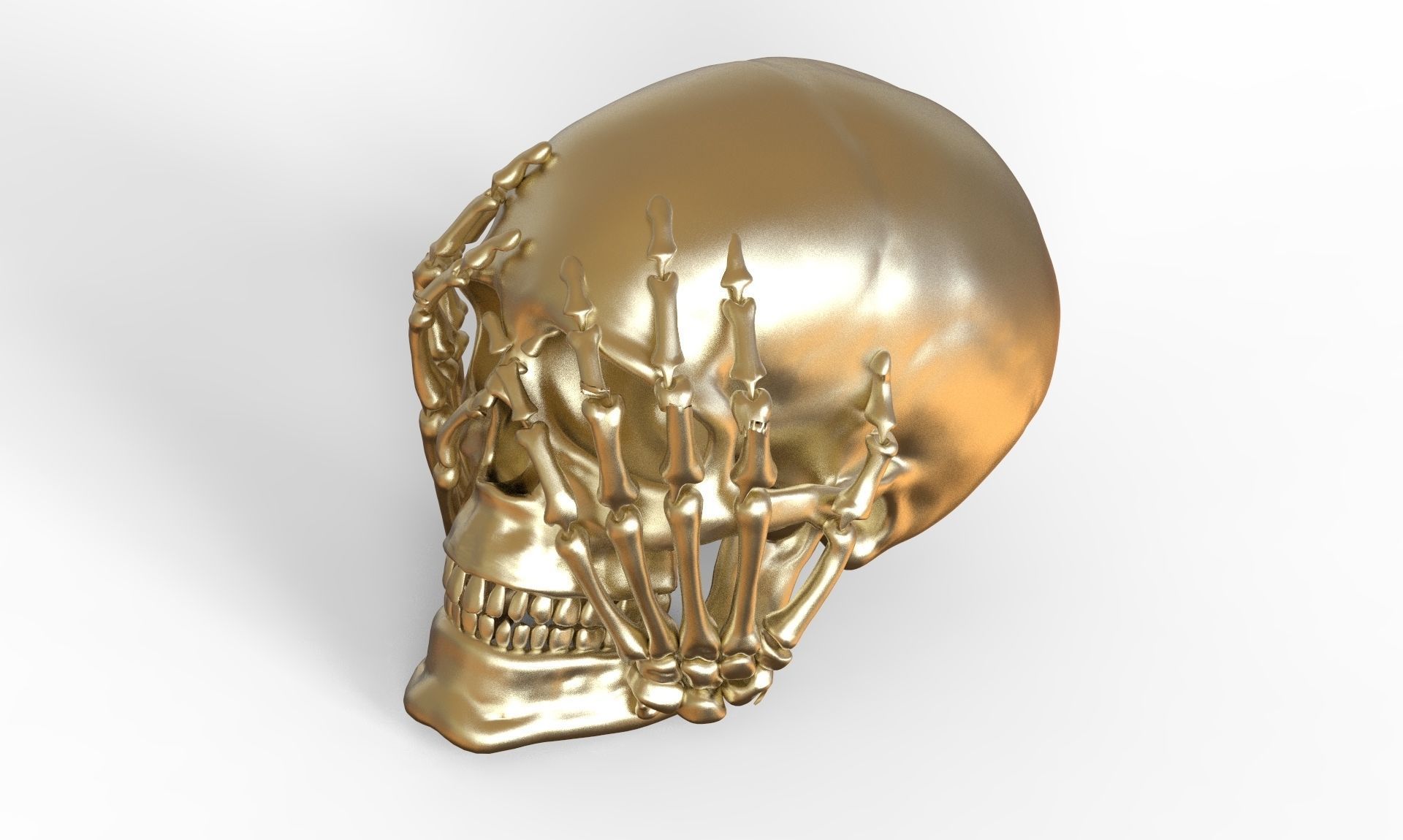 Scary Skull 3D model 3D printable | CGTrader