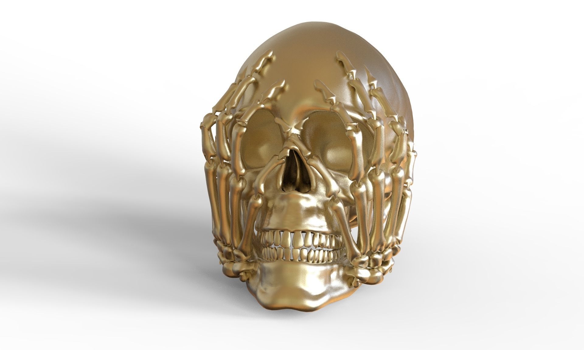 Scary Skull 3D model 3D printable | CGTrader