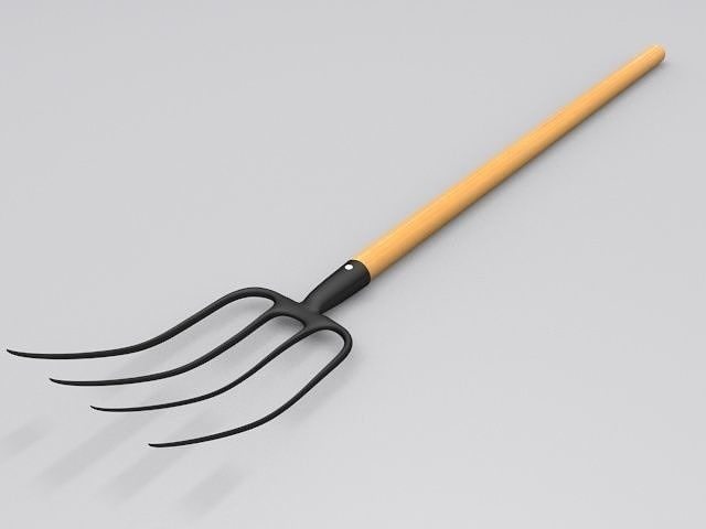 Pitchfork 3D model | CGTrader