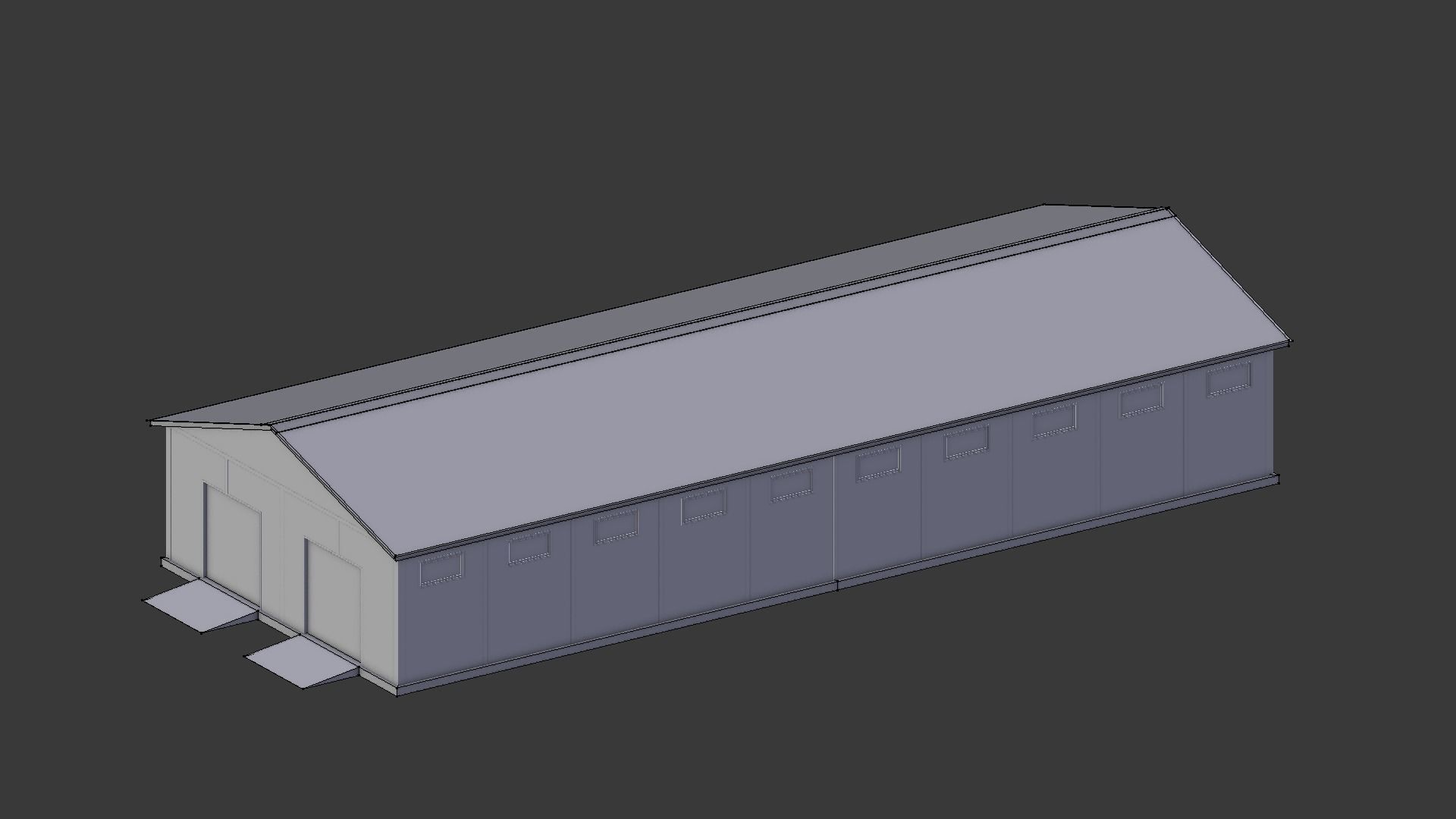 Trading warehouse 3D model | CGTrader