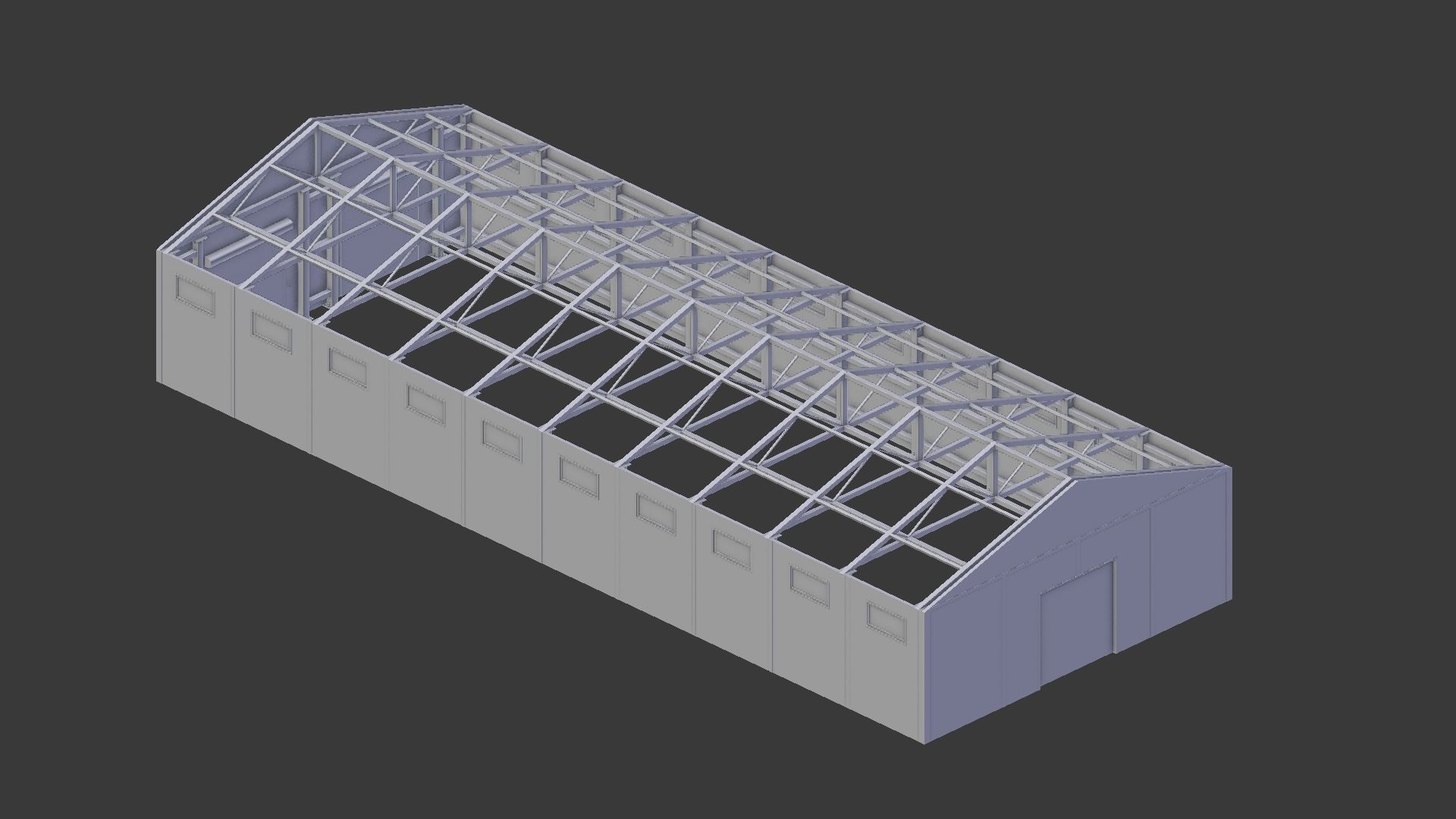 Trading warehouse 3D model | CGTrader