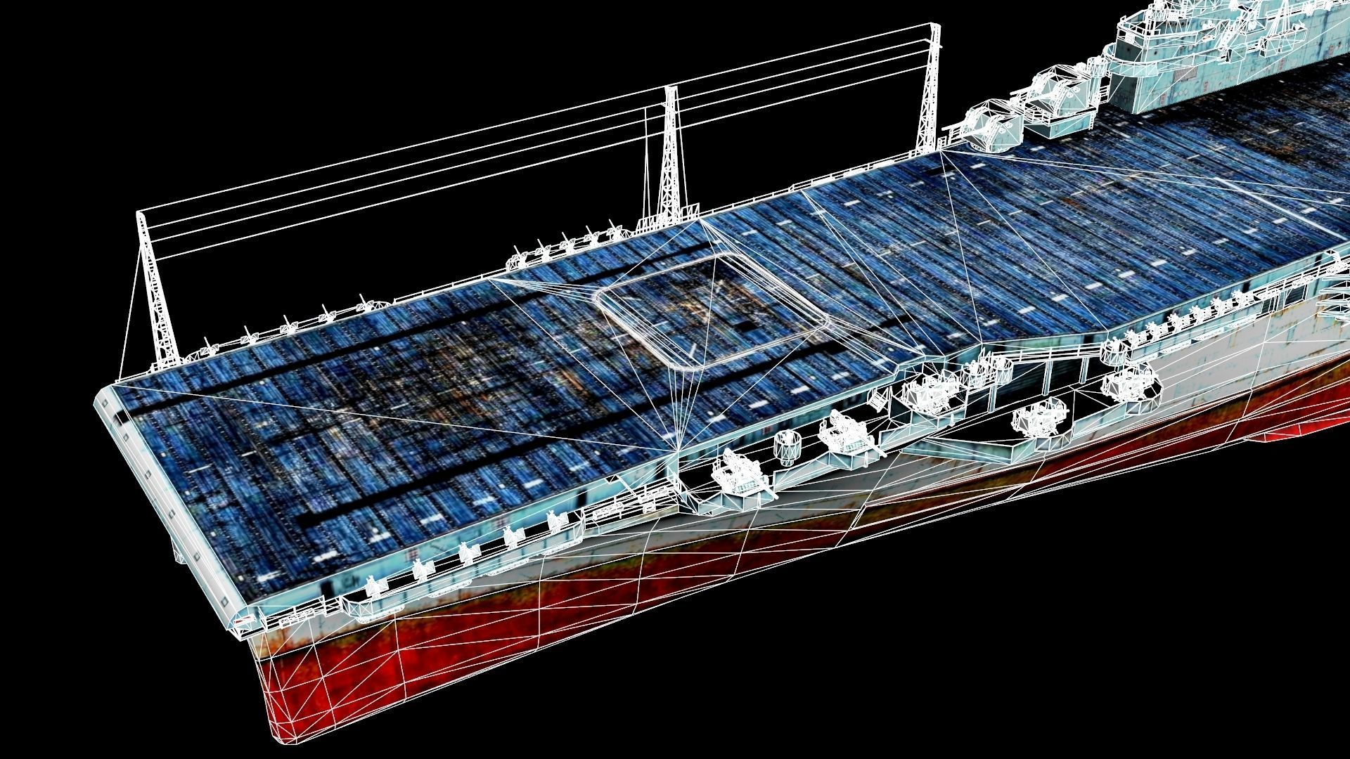 USS Essex CV-9 3D model | CGTrader