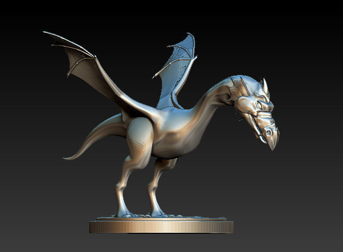 Dragon Model for 3D Printing 3D model 3D printable | CGTrader