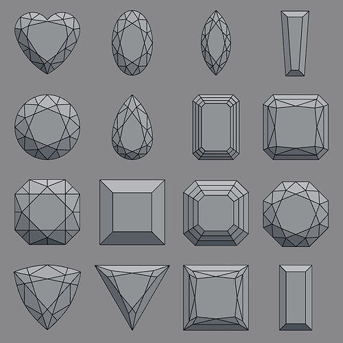 16 Gemstones Pack 3D model | CGTrader