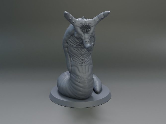 earthworm 3D model 3D printable | CGTrader