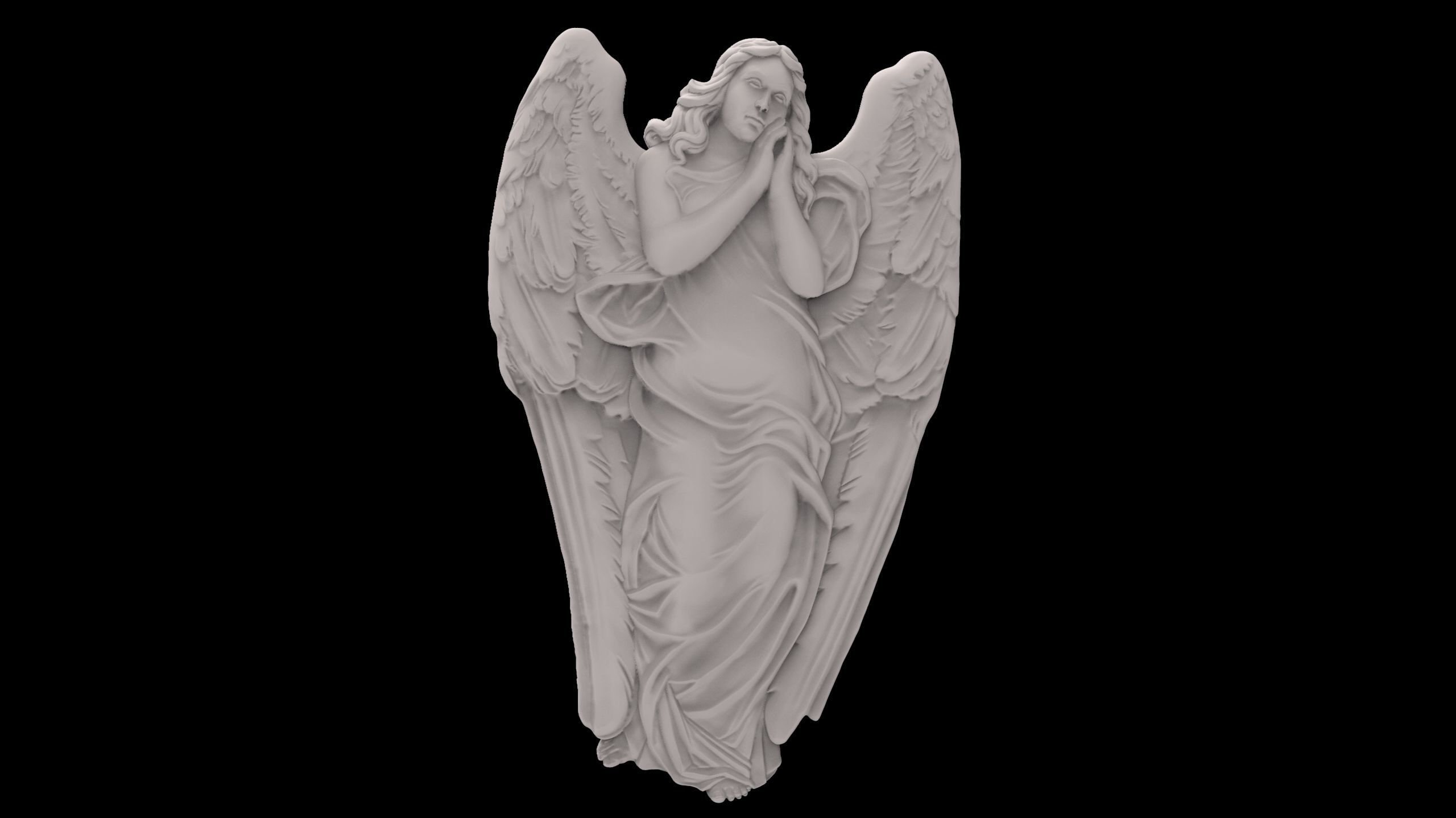 Angle 3d stl models for artcam and aspire 3D model STL