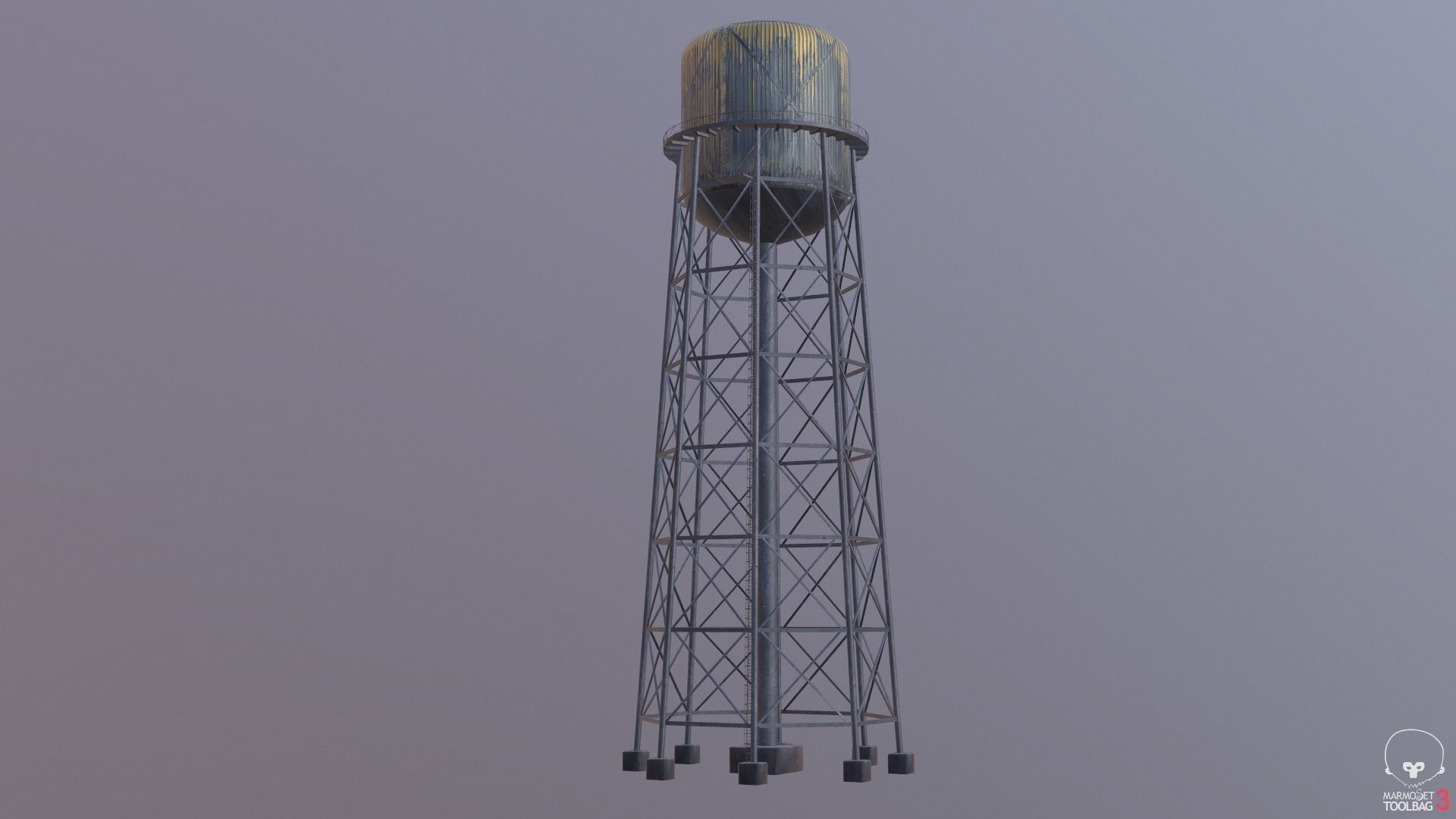 3D model Farm Water Tower VR / AR / low-poly | CGTrader