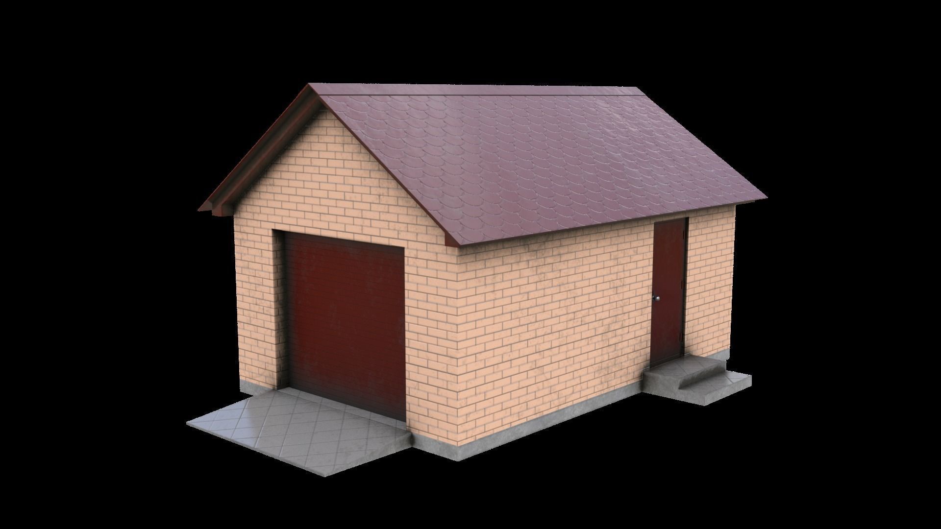 Garage 3D model | CGTrader