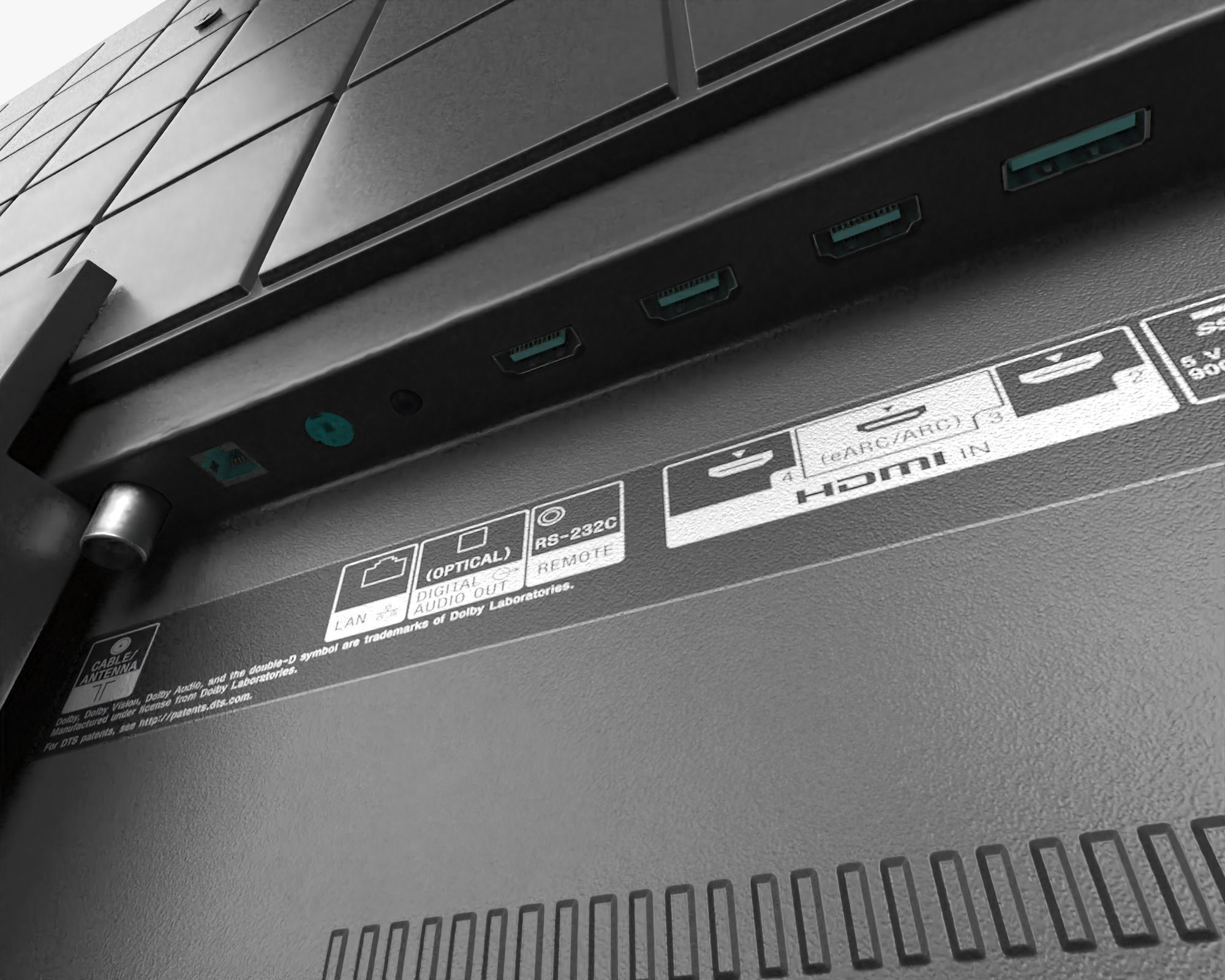 Sony LED 4K TV Monitor 3D model 3D model | CGTrader