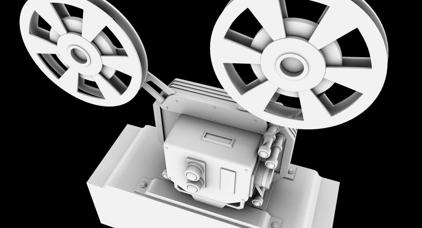 film movie projector 3d model 3D model | CGTrader