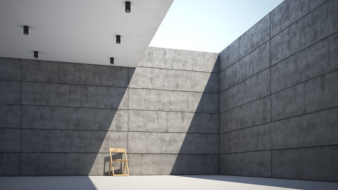 Bare concrete slab wall texture large surface Texture | CGTrader