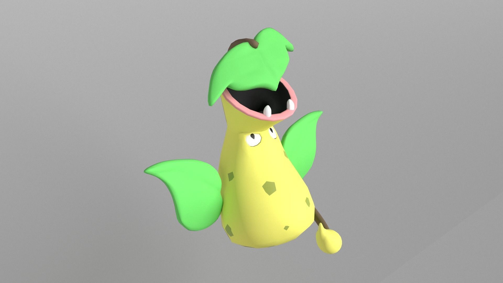 3D model Victreebel pokemon toy with leaves VR / AR / low-poly | CGTrader