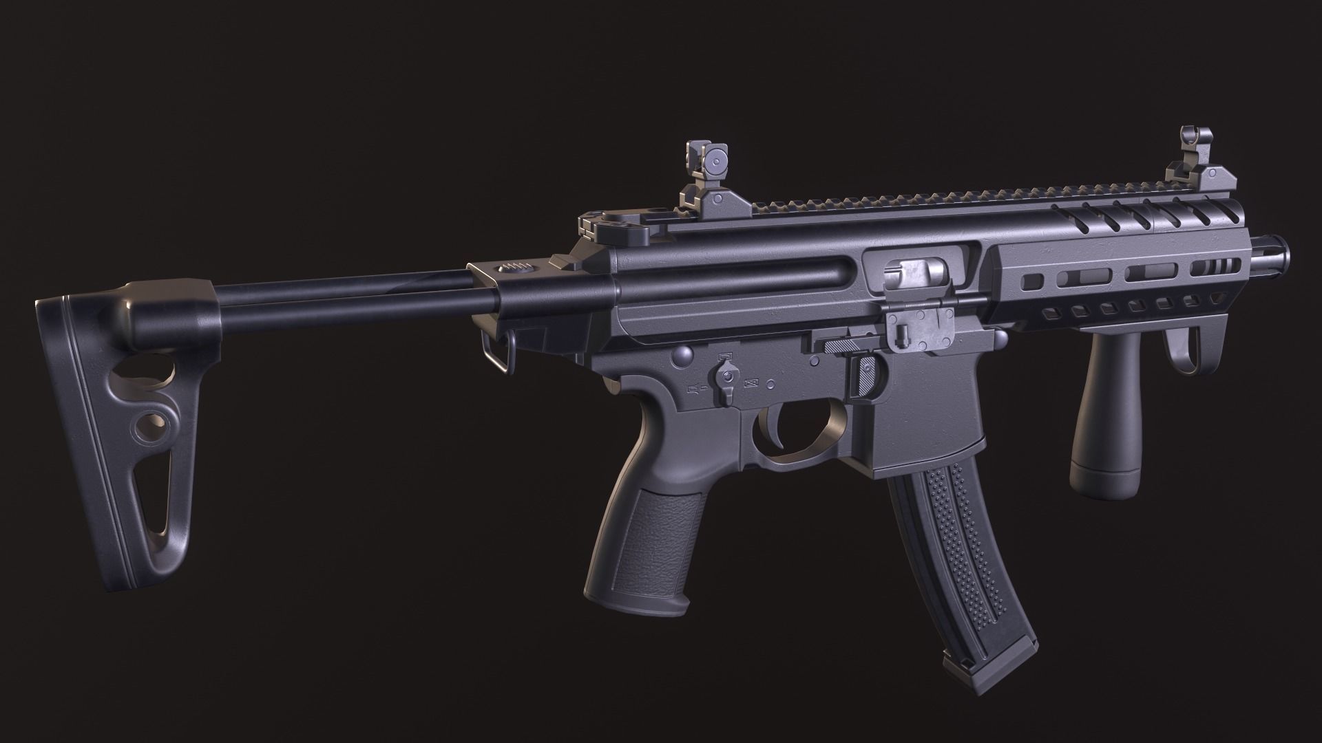 3D model MPX SMG model VR / AR / low-poly | CGTrader