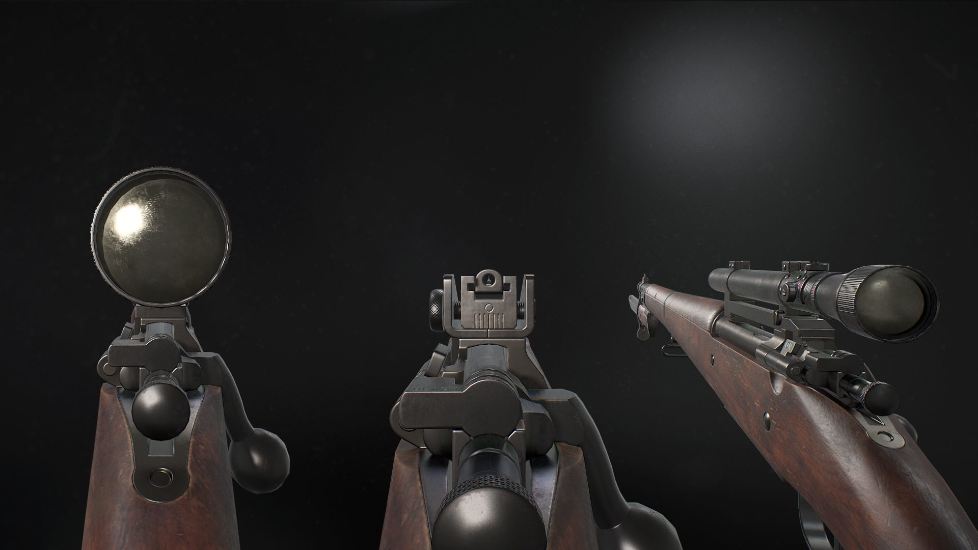 3D model Springfield M1903 Sniper rifle VR / AR / low-poly rigged ...