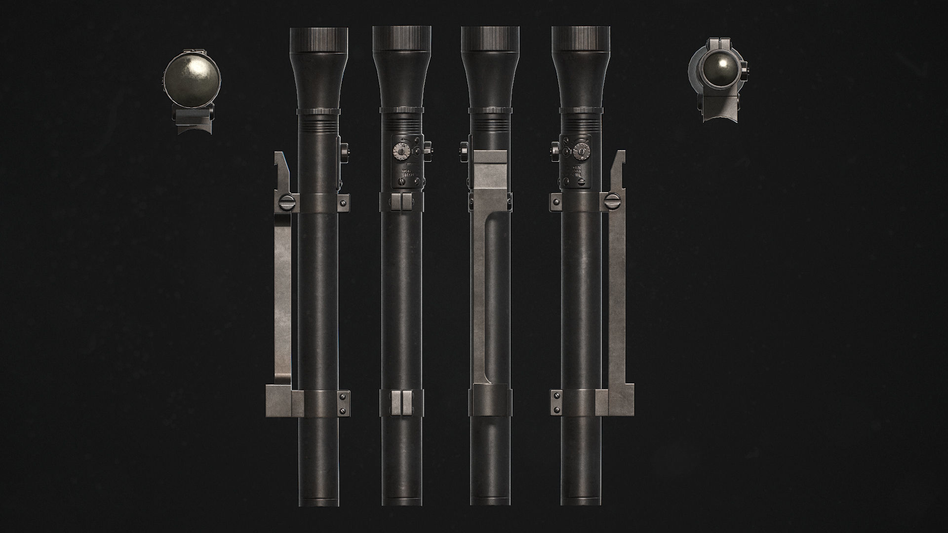 3D model Springfield M1903 Sniper rifle VR / AR / low-poly rigged ...