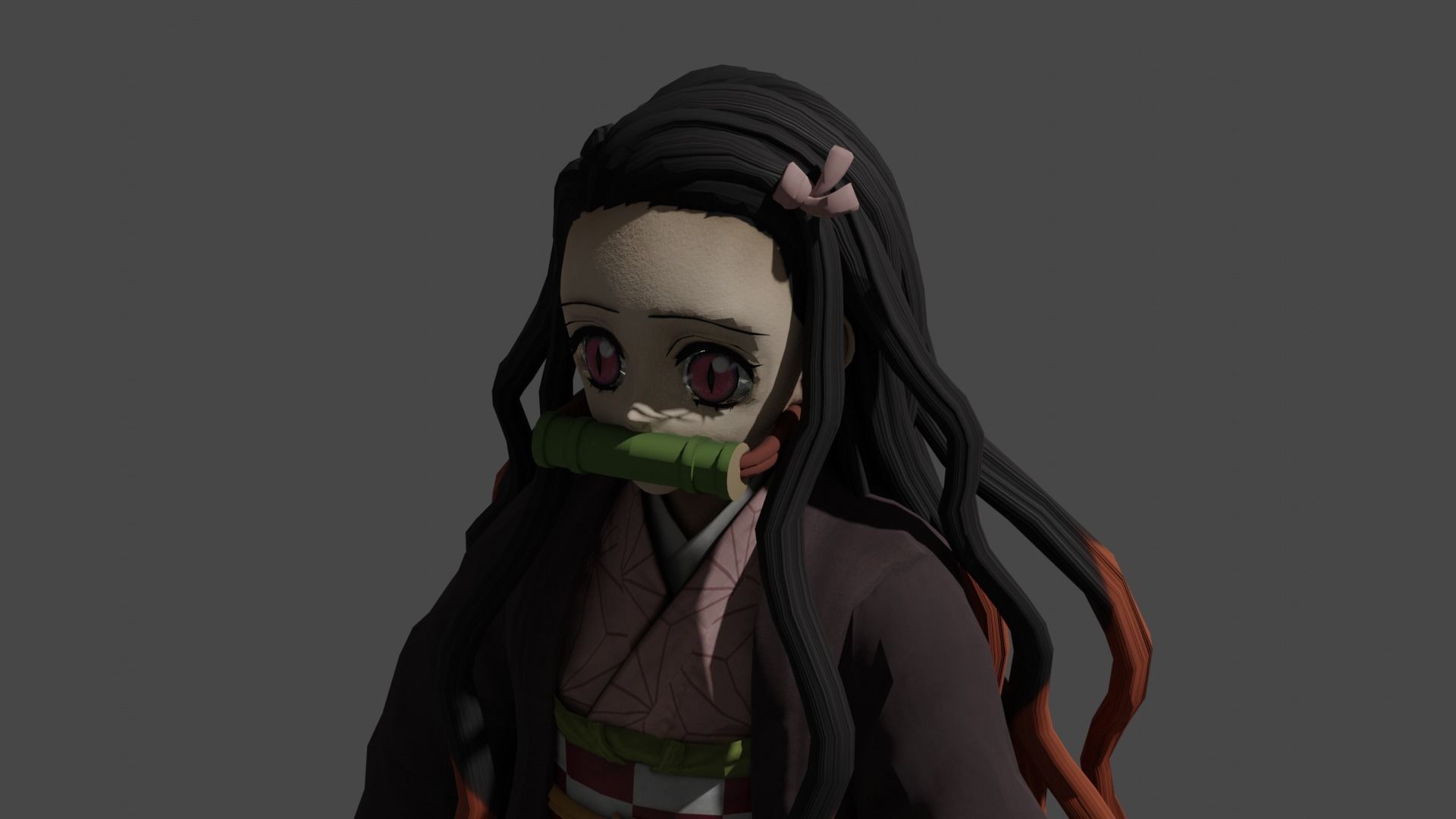 Nezuko Kamado - Demon Slayer 3D model 3D printable | CGTrader