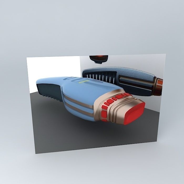 Type II Hand Phaser free 3D model | CGTrader
