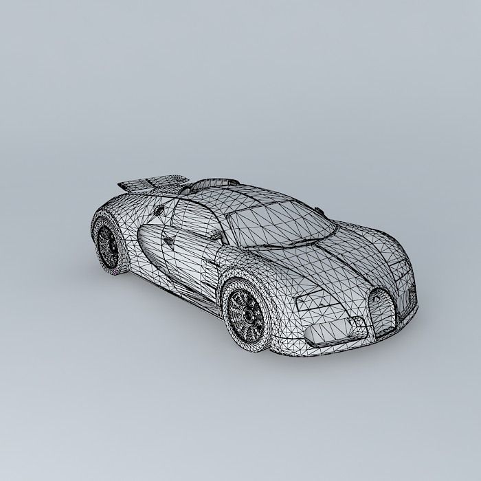 Bugatti Veyron free 3D model | CGTrader