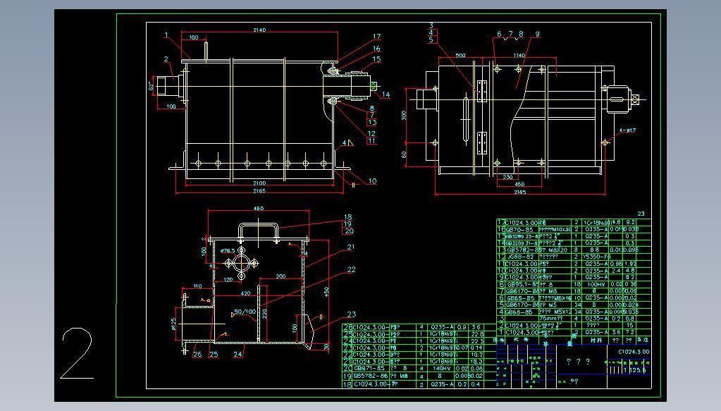 1000x2400 drum type magnetic separator complete set of drawings 3D ...