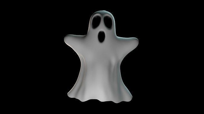 halloween ghost 3D model animated rigged | CGTrader