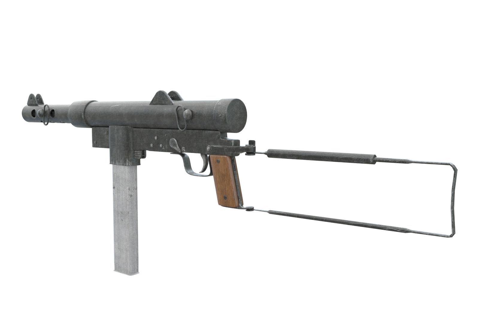 M45 9mm submachine gun 3D model | CGTrader