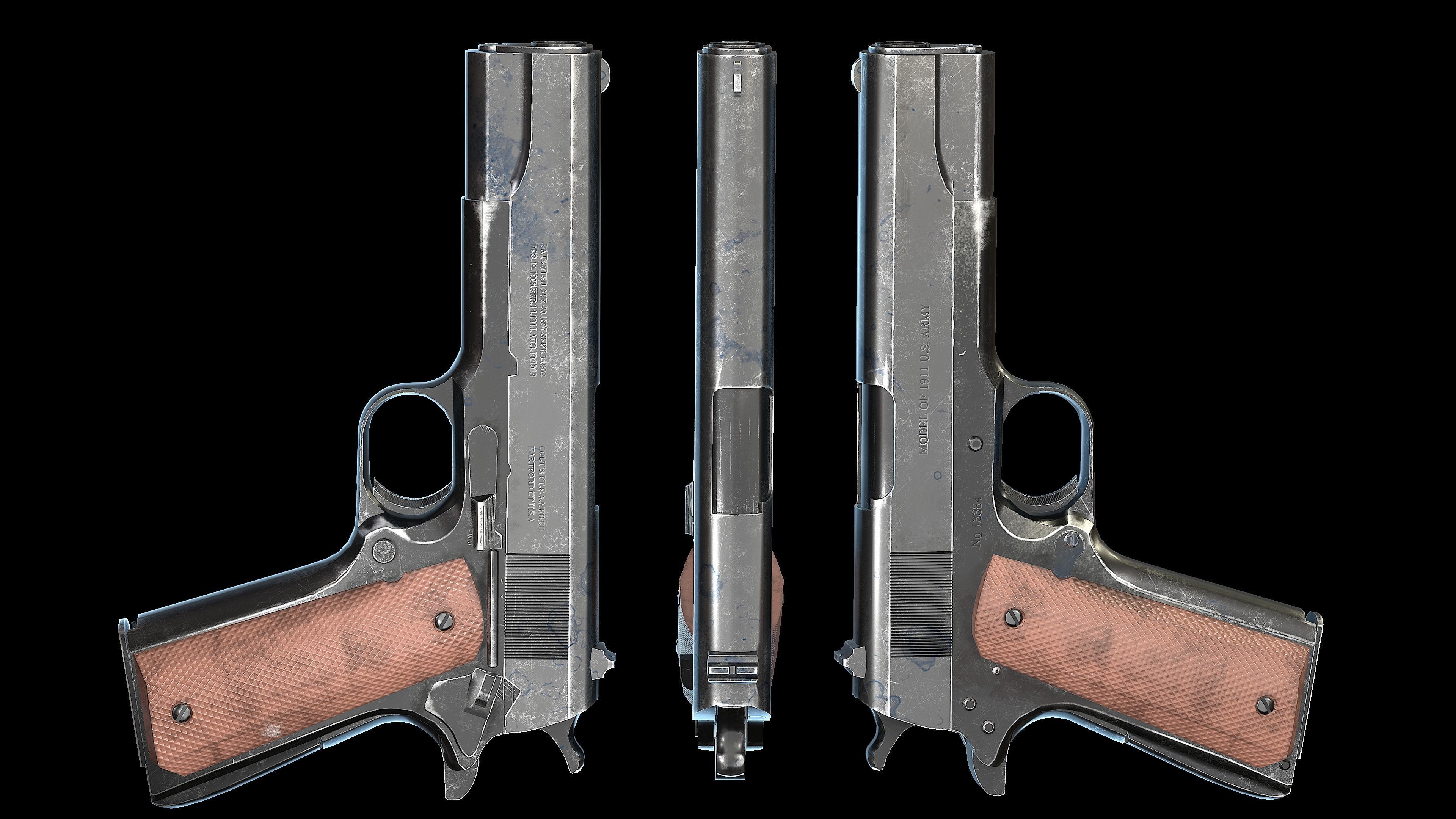 3D model Colt M1911 VR / AR / low-poly | CGTrader