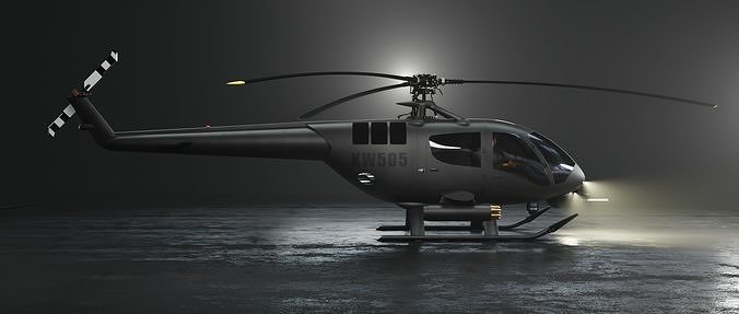 High quality and fully detailed Helicopter 3D model 3D model | CGTrader