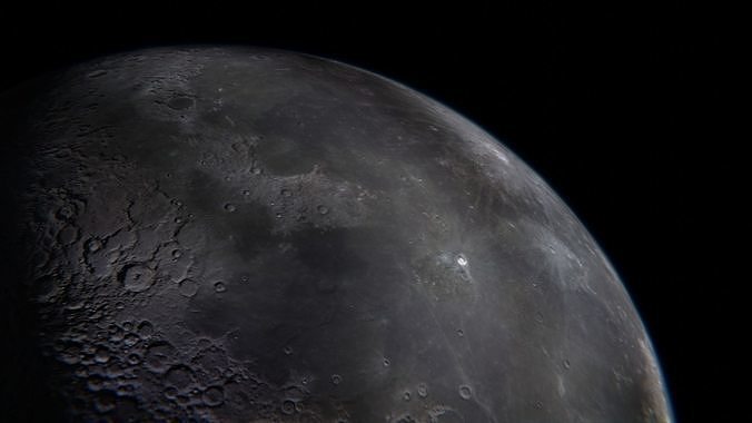 beautiful moon 3D model | CGTrader