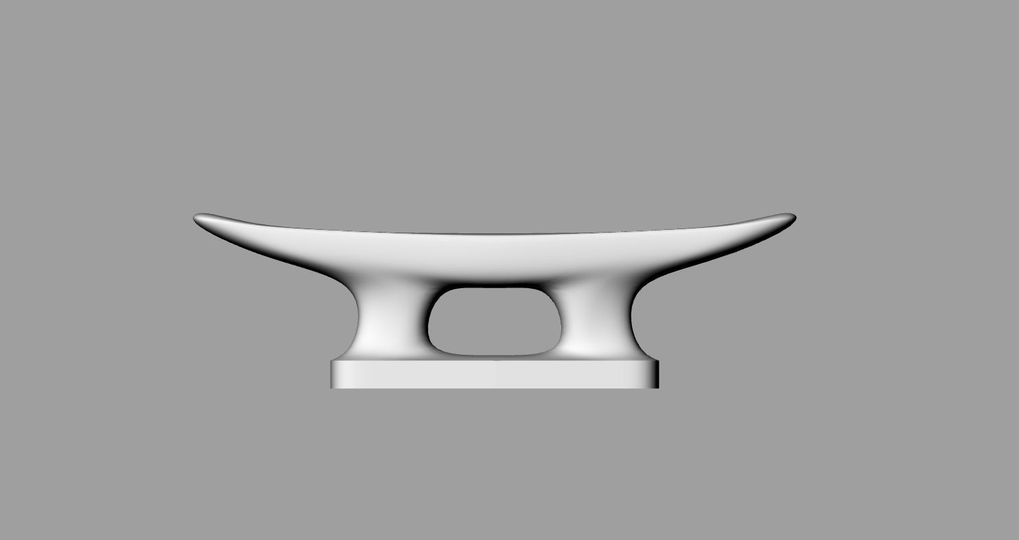 Nautical Cleat 3D model 3D printable | CGTrader