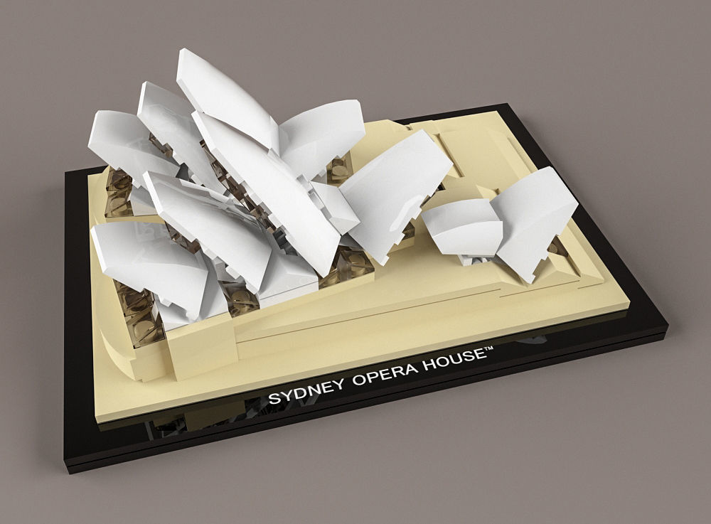 Lego Architecture Sydney Opera House 3D model | CGTrader