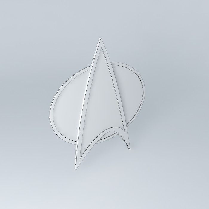 Starfleet Logo free 3D model | CGTrader