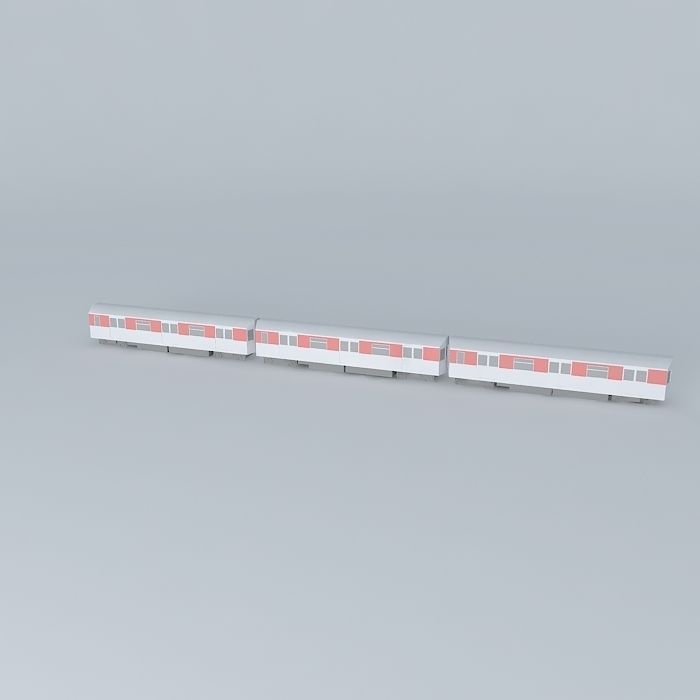 Train,Subway car free 3D model | CGTrader