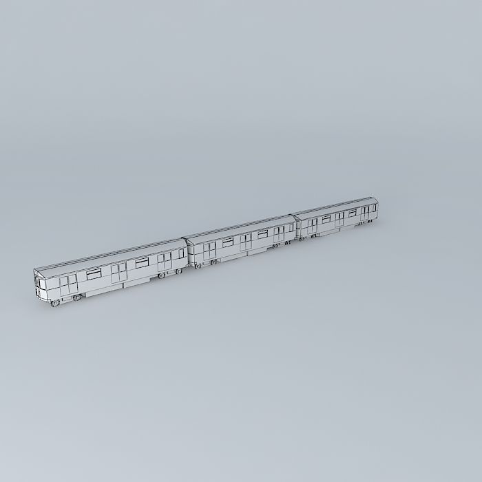 Train,Subway car free 3D model | CGTrader