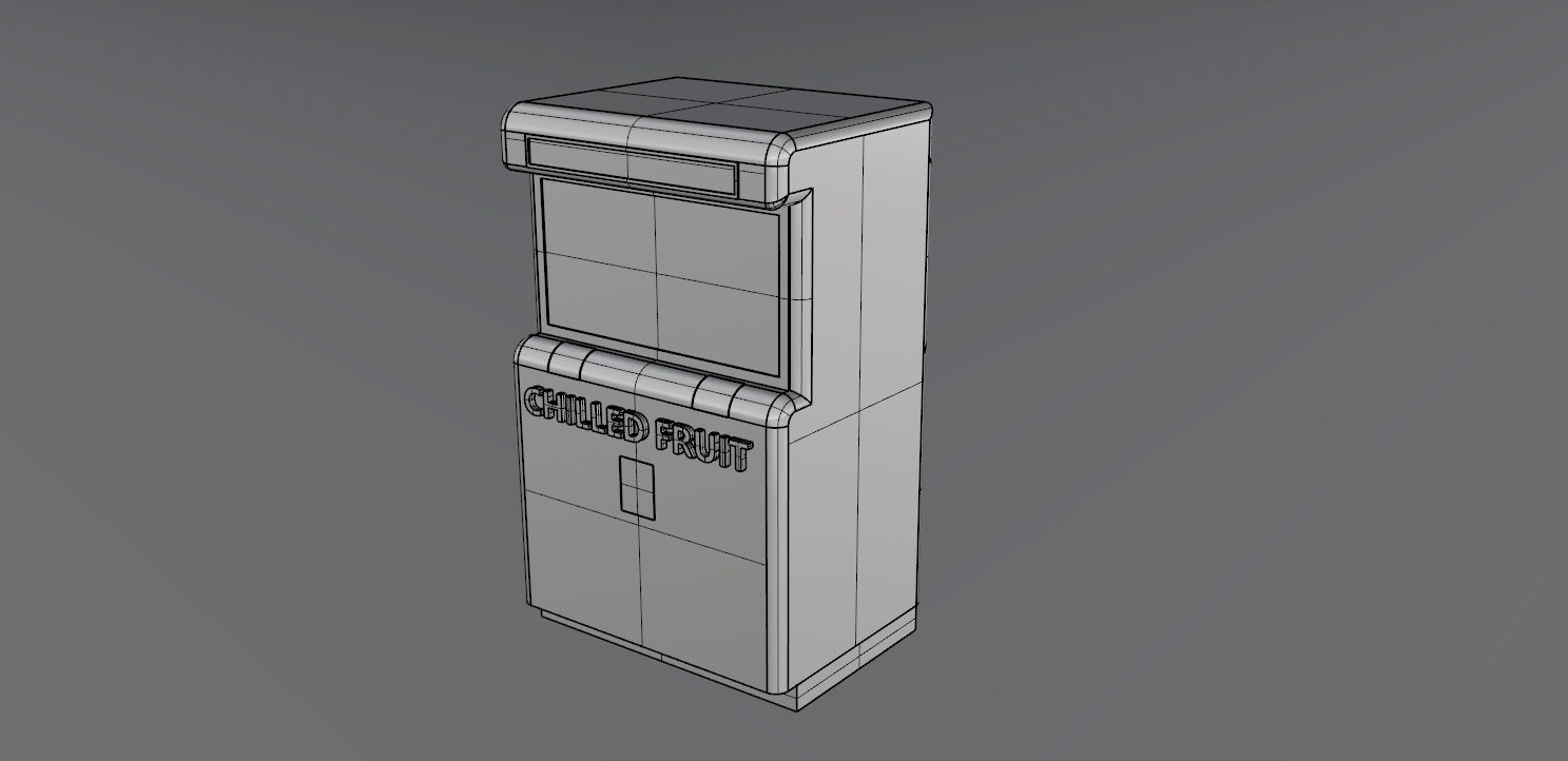 Retro Vending Machine 3D model 3D printable | CGTrader