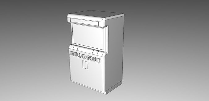 Retro Vending Machine 3D model 3D printable | CGTrader