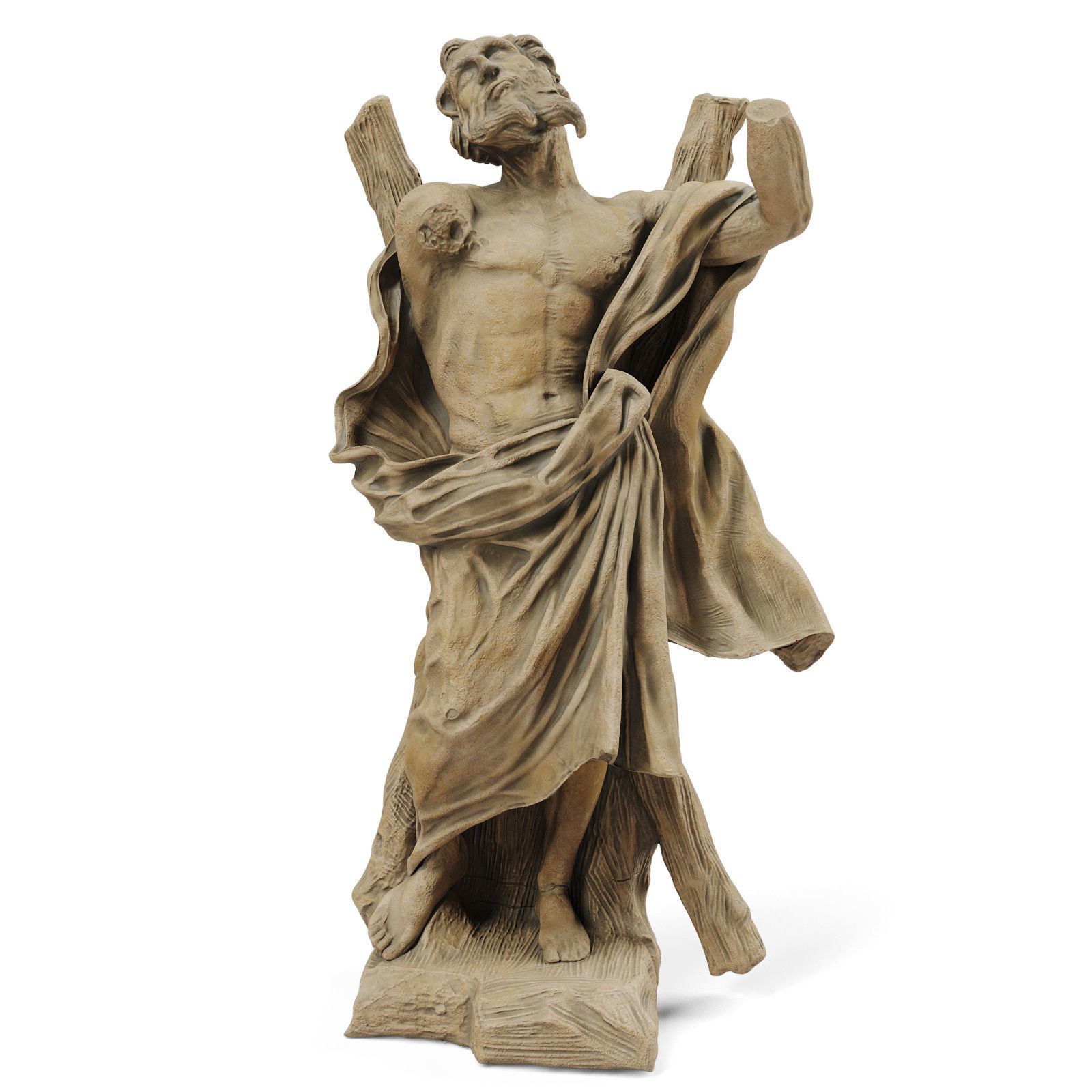 Classic sculpture Ercole Ferrata ST ANDREW THE APOSTLE 3D model | CGTrader
