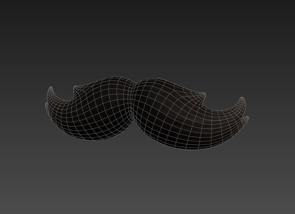Mustache moustache 3D model | CGTrader