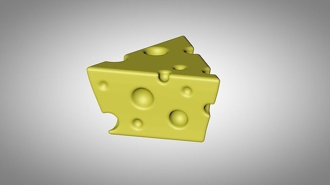 3D model Swiss Cheese VR / AR / low-poly | CGTrader