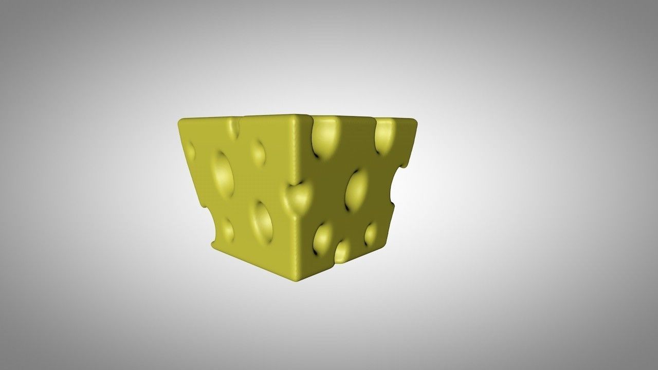 3D model Swiss Cheese VR / AR / low-poly | CGTrader