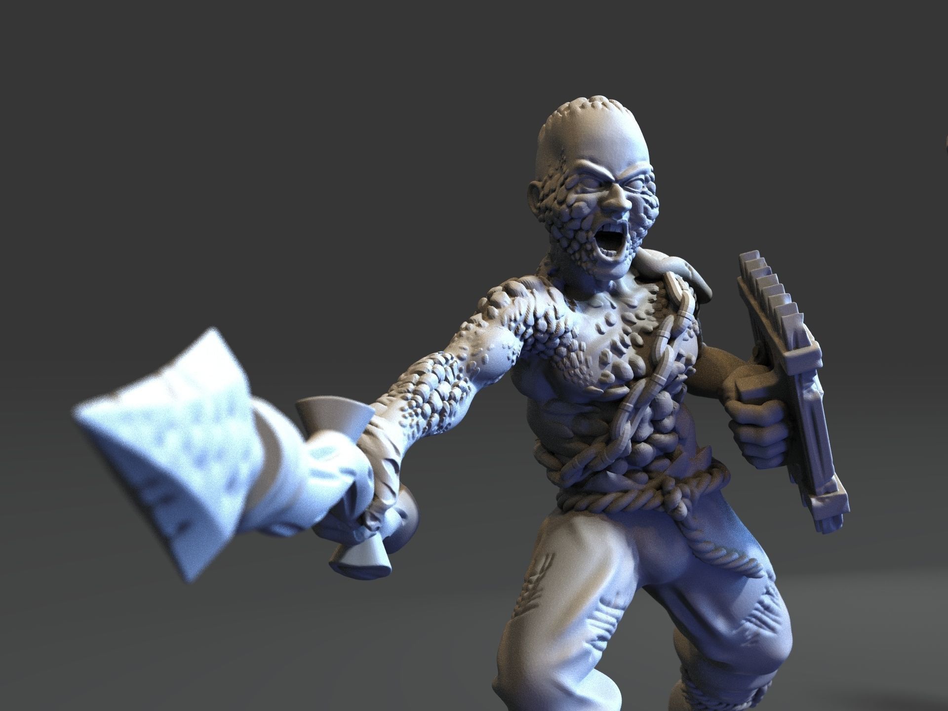 Tabletop stone men 3D model 3D printable | CGTrader