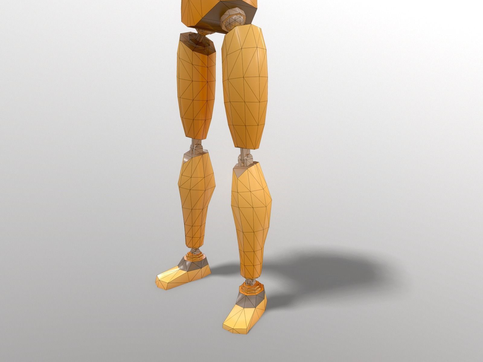 3D model Crash Test Dummy VR / AR / low-poly rigged animated | CGTrader