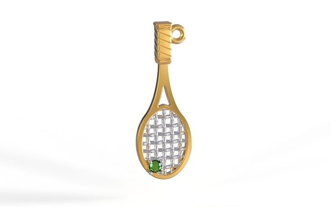 Tennis racquet 3D model 3D printable | CGTrader