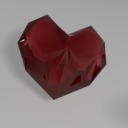 Sugar Sugar Rune crystal heart 3D model | CGTrader