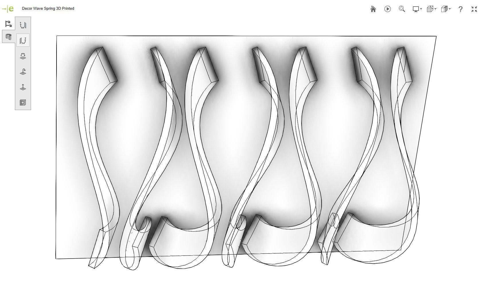 Wave Spring 3D model 3D printable | CGTrader